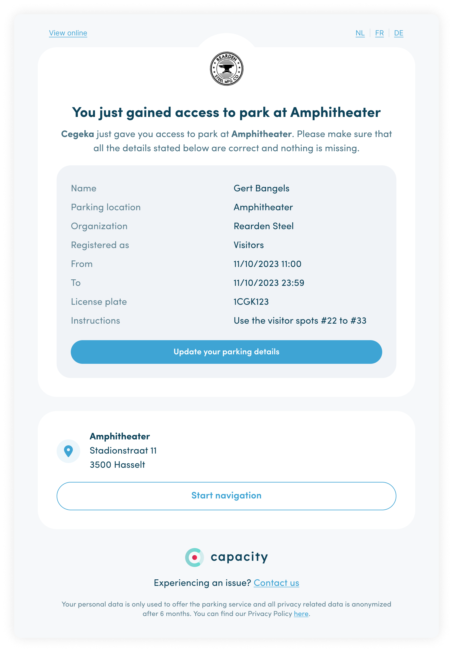 Capacity Help Center