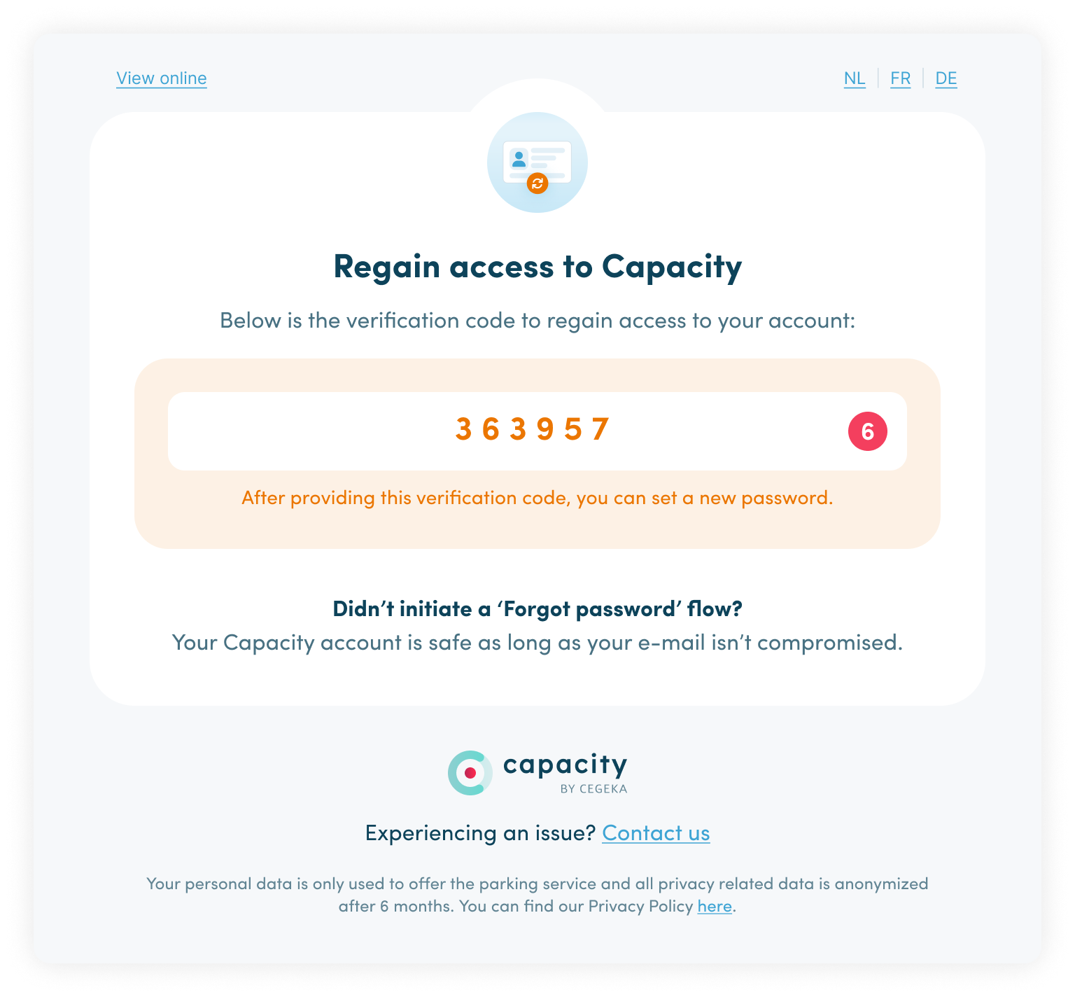 Capacity Help Center